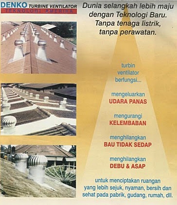 HARGA TURBINE VENTILATOR DENKO | HP/WA: 085551119592, 082121219294 ...